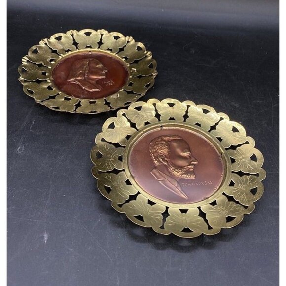 Accents | Brass Composer Plaque Butterfly Frame Franz Liszt And ...